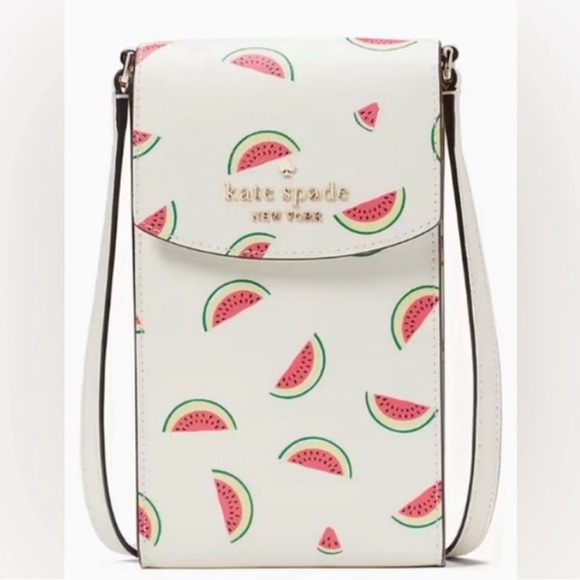 kate spade | Bags | Kate Spade Nwt Crossbody Watermelon Scatter Print ...